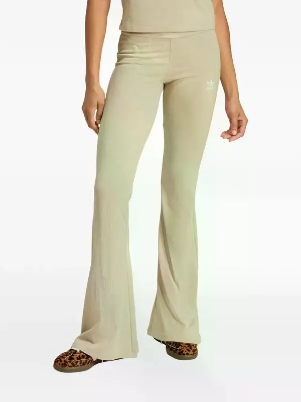 Adidas Ribbed Flared Trousers