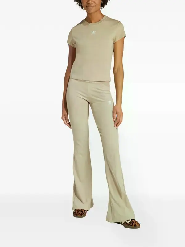Adidas Ribbed Flared Trousers