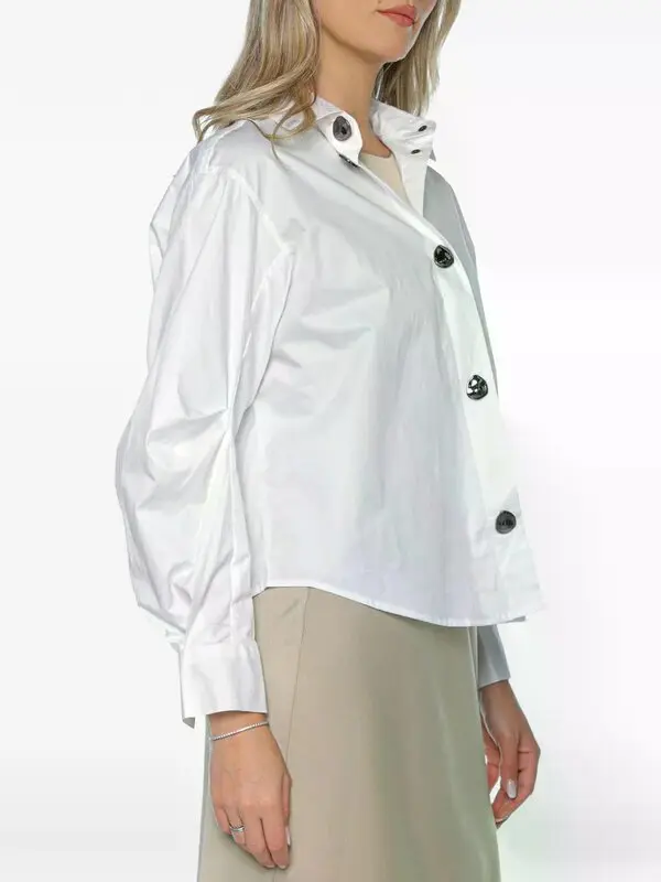Armani Exchange Cotton Button-up Shirt - White