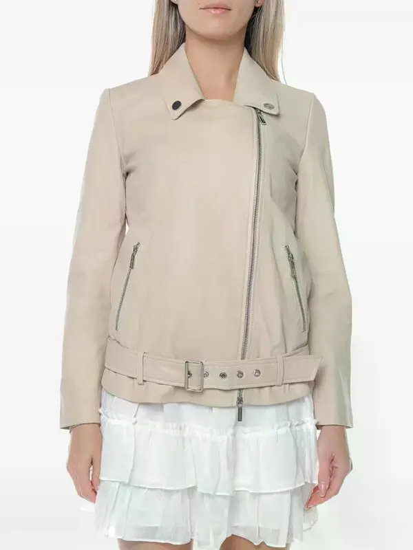 Armani Exchange Belted Zip-fastening Jacket