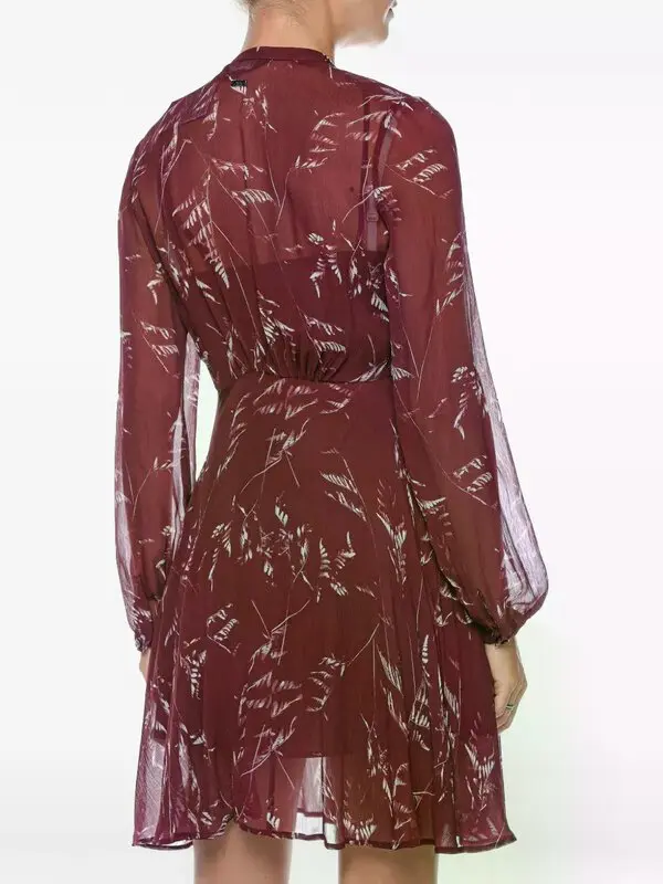 Armani Exchange Floral Print Mini Dress