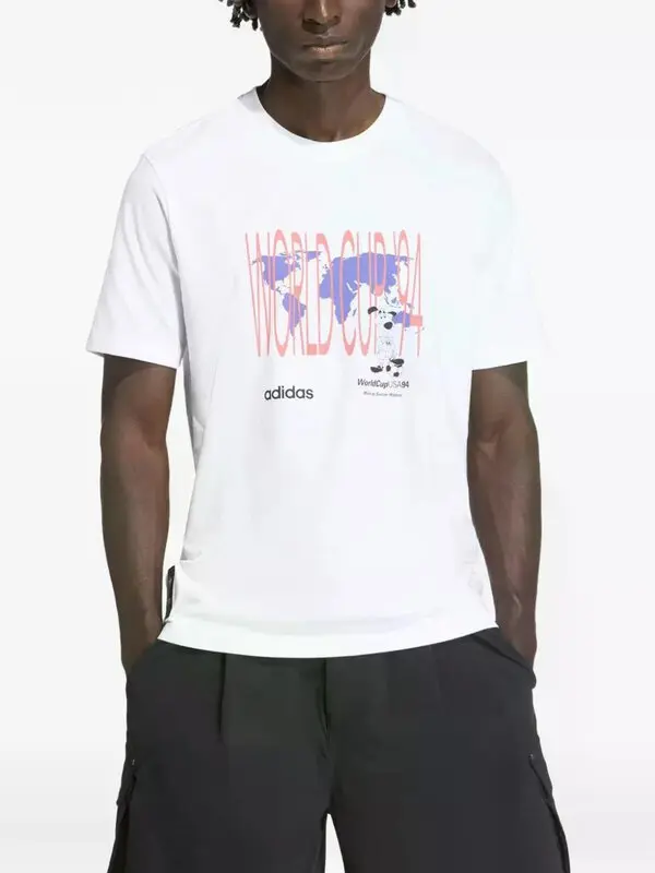 Adidas Archive Fifa World Cup 26 Graphic-print T-shirt - White