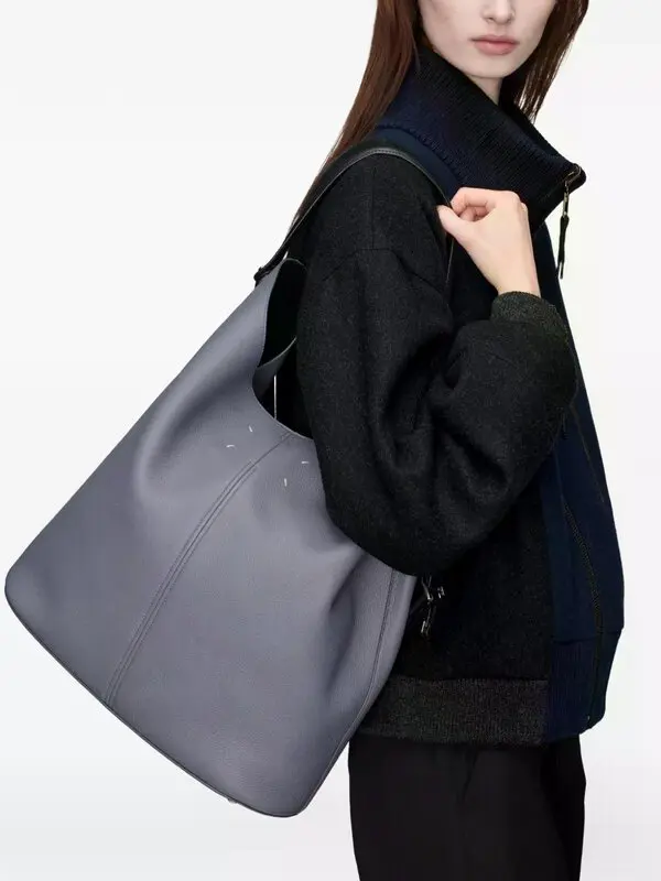 MAISON MARGIELA Leather Shoulder Bag - Blue