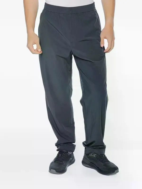 Armani Exchange Deep Navy Elasticated Waistband Trousers - Blue