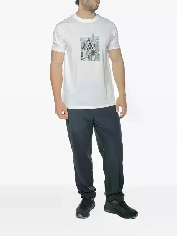 Armani Exchange Deep Navy Elasticated Waistband Trousers