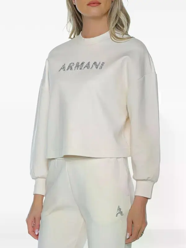 Armani Exchange Sequin Logo Sweatshirt