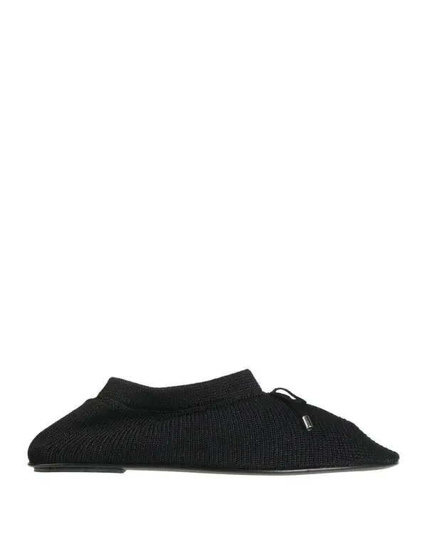 TOTEME Knitted Loafers - Black