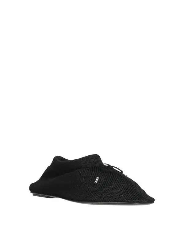 TOTEME Knitted Loafers - Black