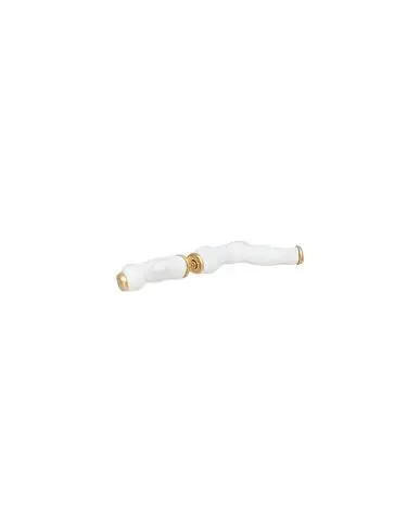 Emilio Pucci Single Earring Resin, Bronze - White