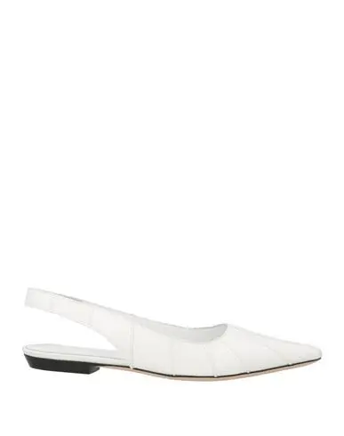 By Far Leather Slingback Ballet Flats