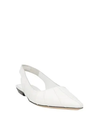 By Far Leather Slingback Ballet Flats