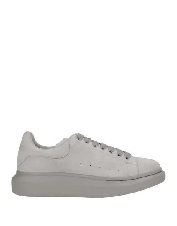 Alexander McQueen Suede Low-top Sneakers - Light Grey