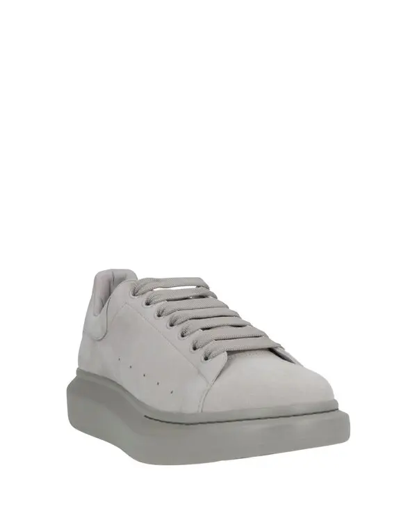 Alexander McQueen Suede Low-top Sneakers - Light Grey