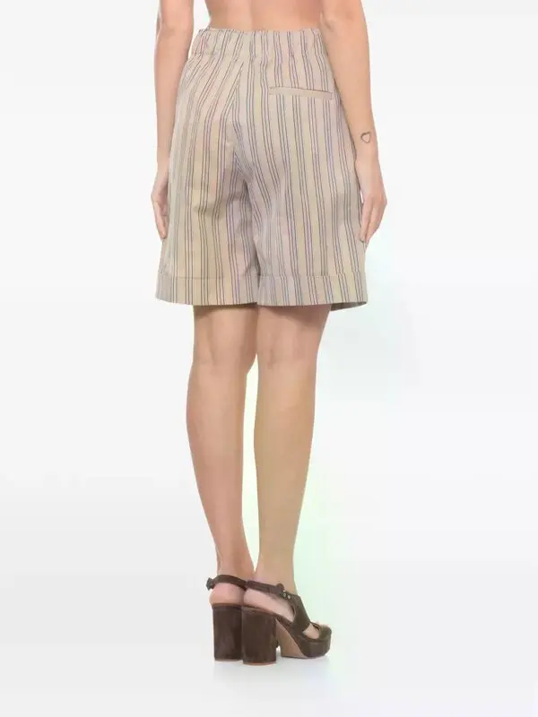 Antonelli Firenze Perilla Vertical Stripe Shorts