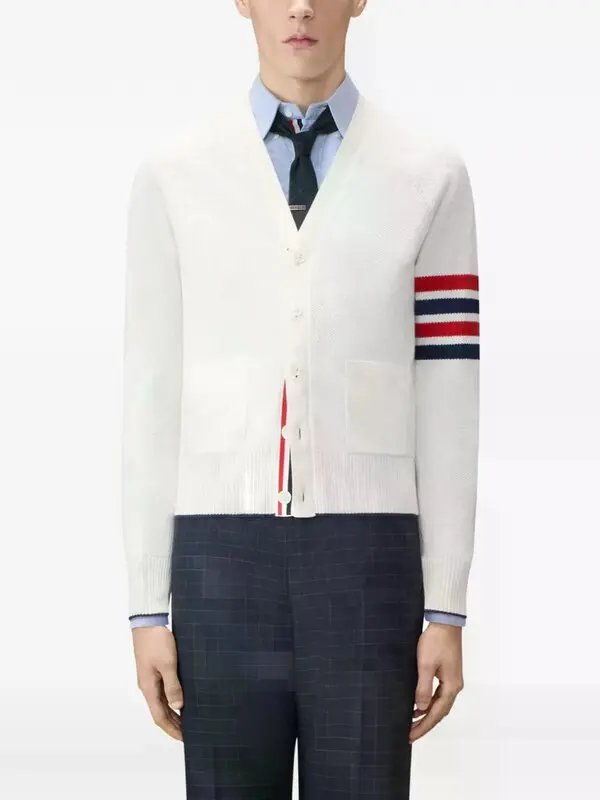 Thom Browne 4-bar Relaxed-fit Cardigan