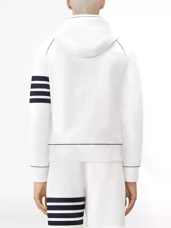 Thom Browne Loopback Stripe-detail Hoodie