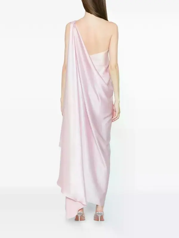 STEPHAN JANSON One-shoulder Draped Maxi Dress