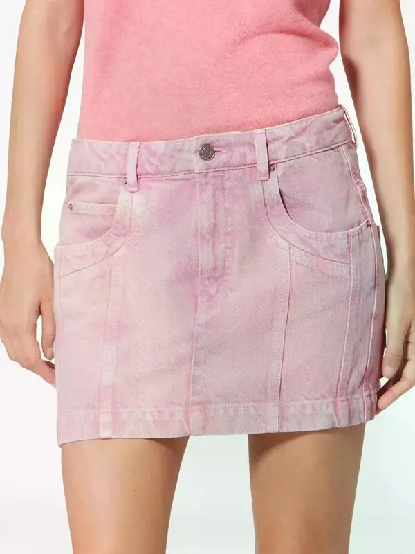 Isabel Marant Étoile Juanda Acid-wash Mini Skirt