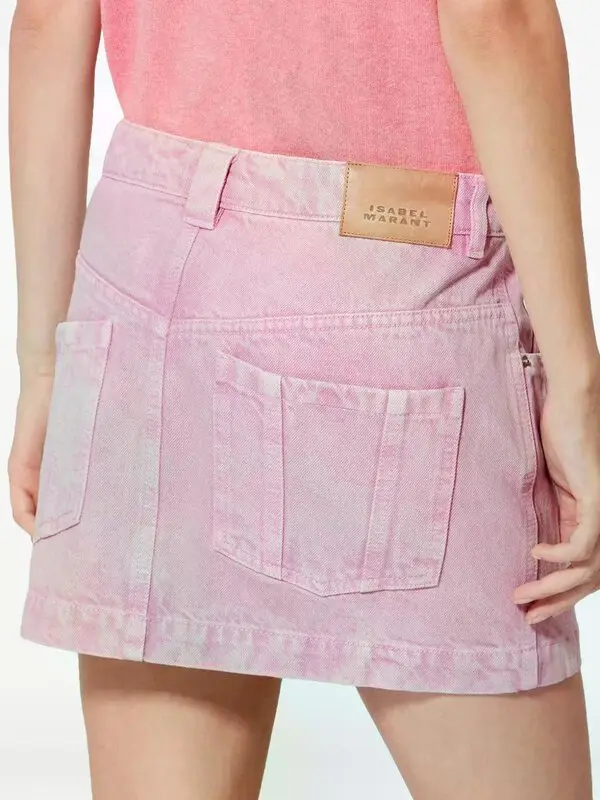 Isabel Marant Étoile Juanda Acid-wash Mini Skirt