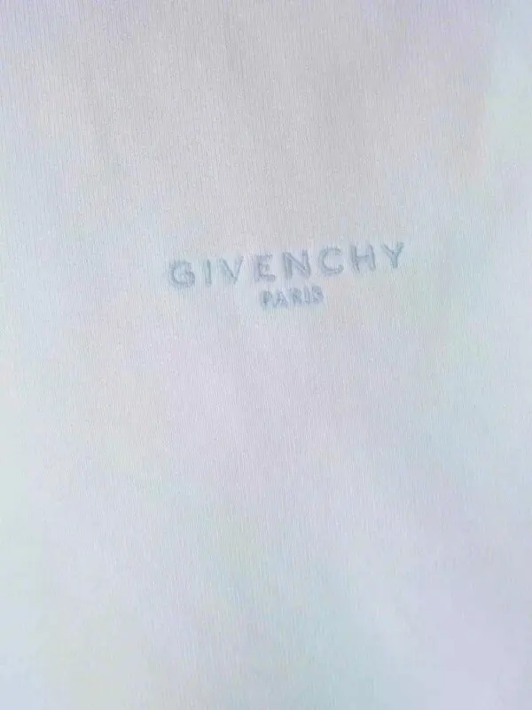 Givenchy Logo Print Contrast Stitch Hoodie