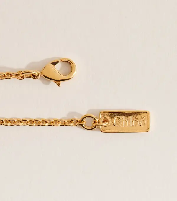 Chloé Floral Motif Choker Necklace