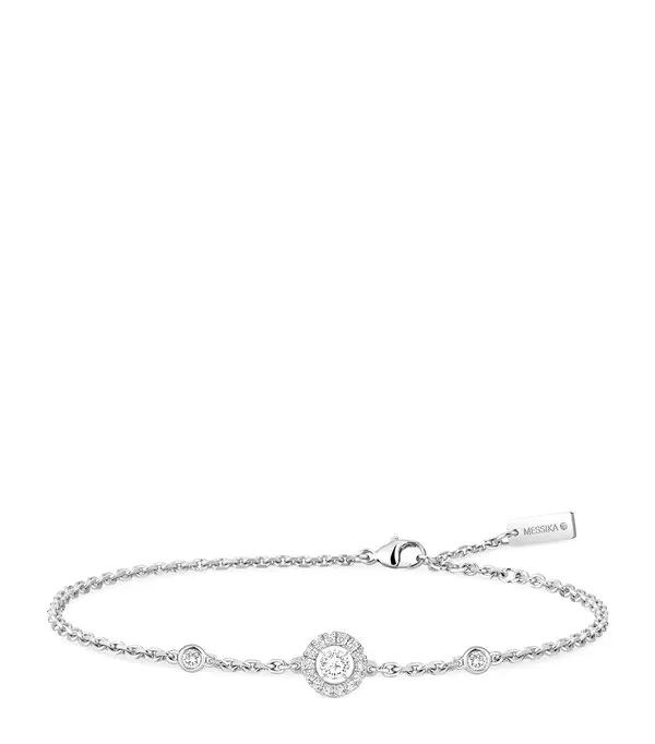 Messika Joy 18k White Gold Diamond Bracelet - Silver