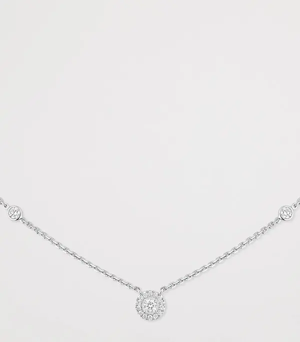 Messika Joy Xs White Gold And Diamond Necklace