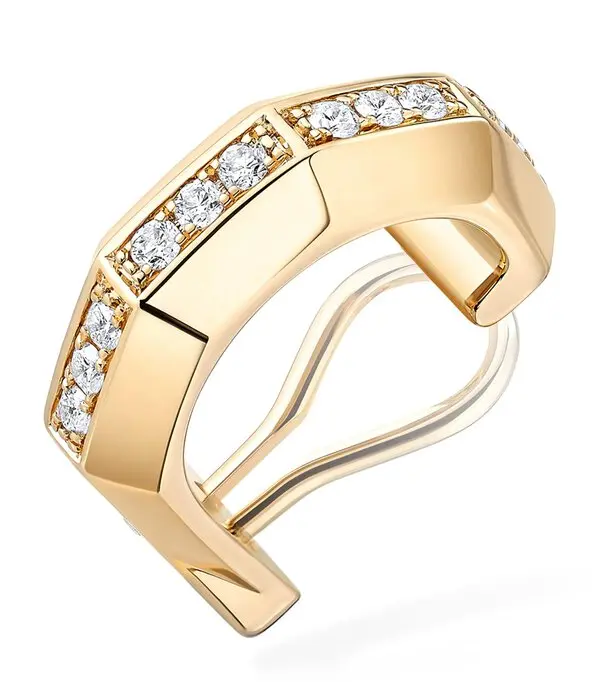 Messika Moderniste Yellow Diamond Ear Cuff - Gold