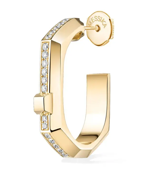Messika Modernist Small Single Hoop Earring - Gold