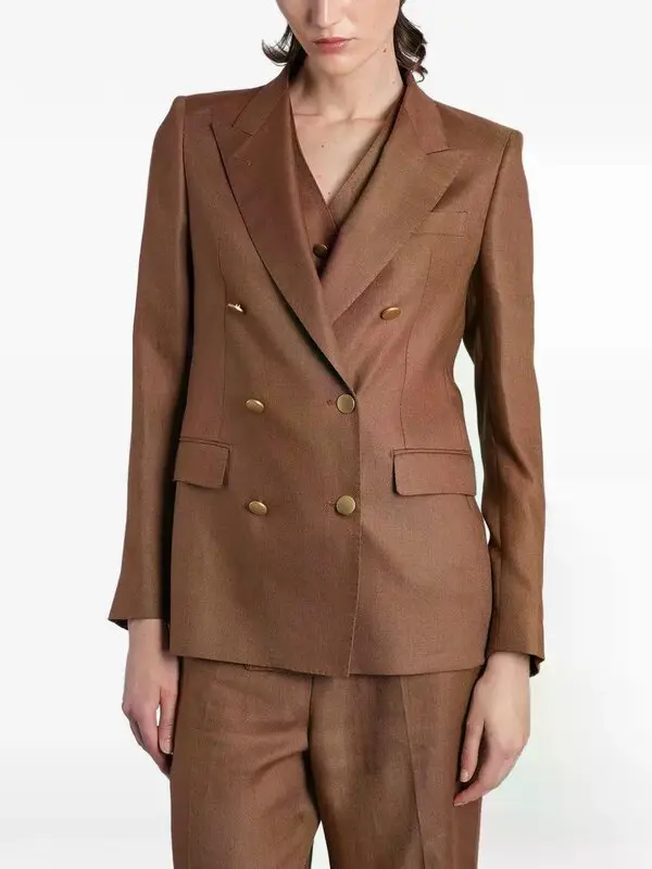 Tagliatore Double-breasted Peaked-lapel Suit