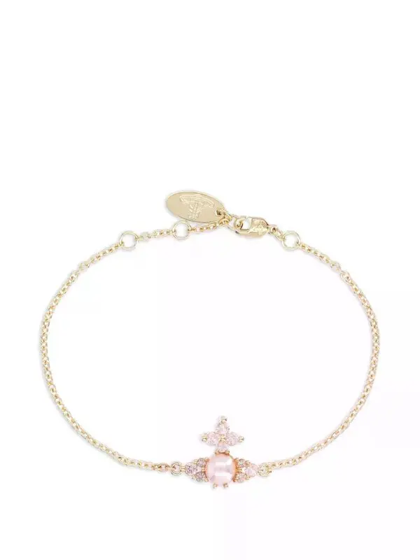 VIVIENNE WESTWOOD Feodora Orb Crystal-embellished Bracelet - Gold