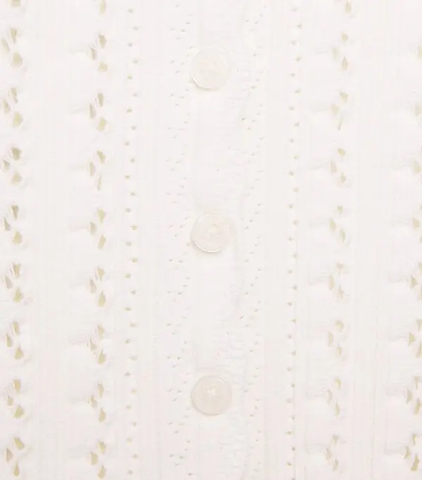 LoveShackFancy Pointelle Cardigan