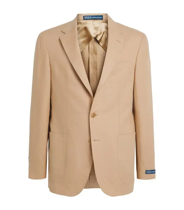 Polo Ralph Lauren Linen Tailored Blazer - Brown