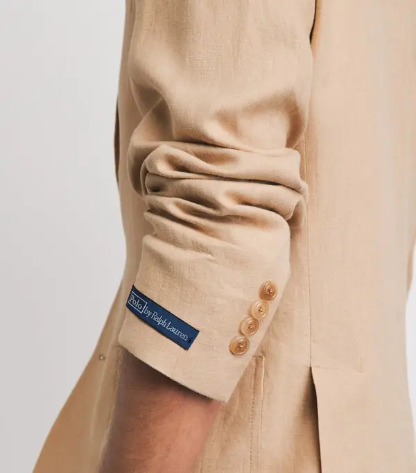 Polo Ralph Lauren Linen Tailored Blazer - Brown