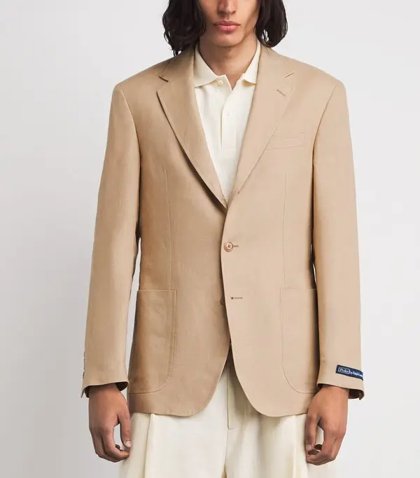 Polo Ralph Lauren Linen Tailored Blazer - Brown