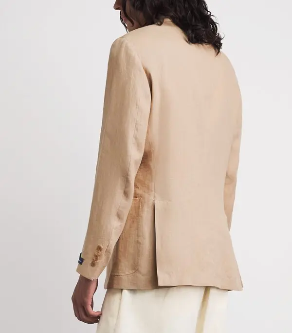 Polo Ralph Lauren Linen Tailored Blazer - Brown