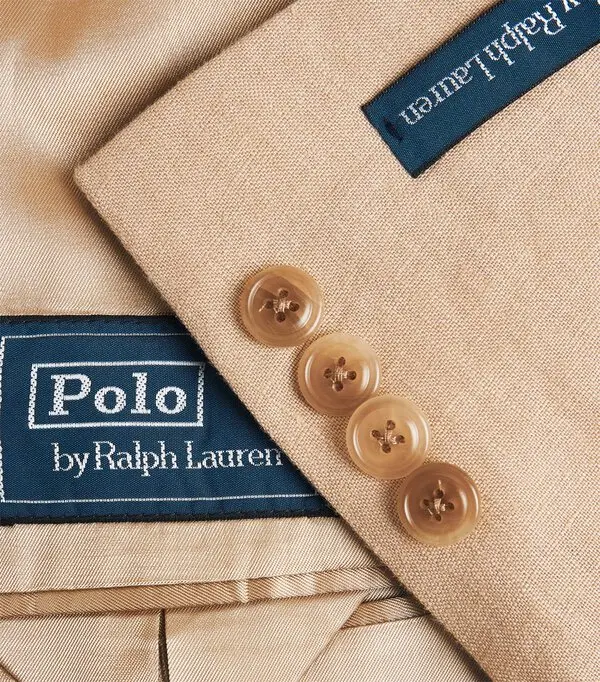 Polo Ralph Lauren Linen Tailored Blazer - Brown