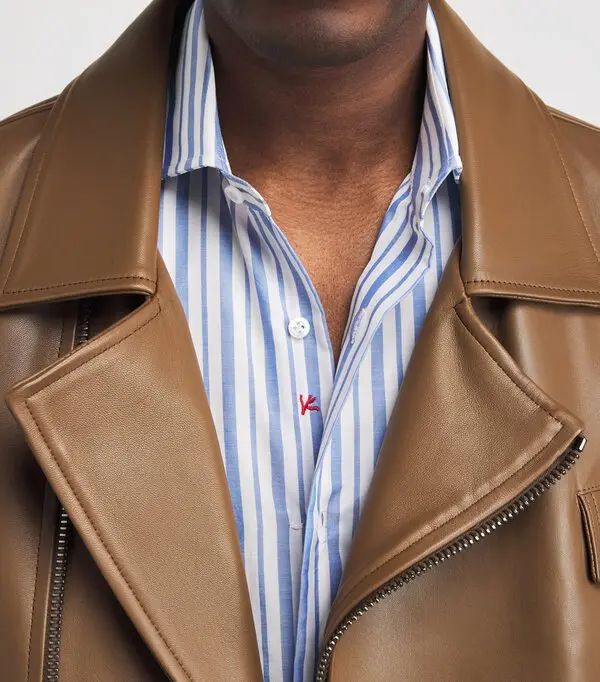 Isaia Cotton Stripe Shirt