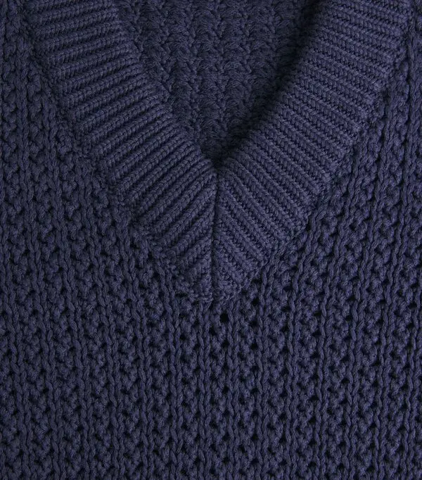 Isaia Silk-cotton V-neck Sweater