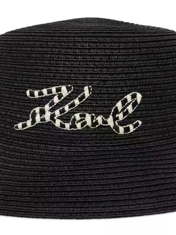 Karl Lagerfeld Woven Bucket Hat