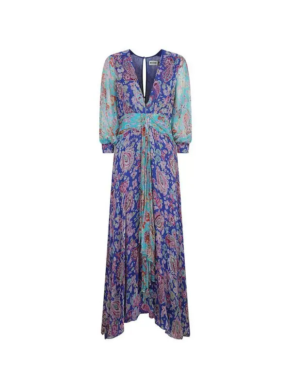 Rixo Meera Paisley-print Floral-print Dress