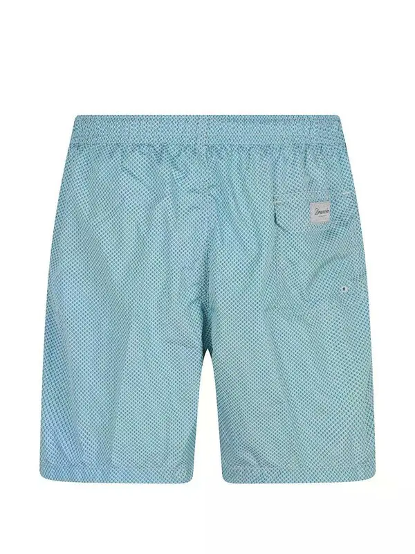 DRUMOHR Geometric Print Drawstring Swim Shorts