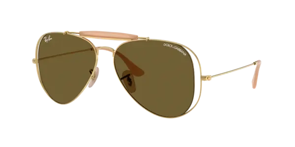 Ray-ban X Dolce&gabbana Aviator Sunglasses - Dark Brown