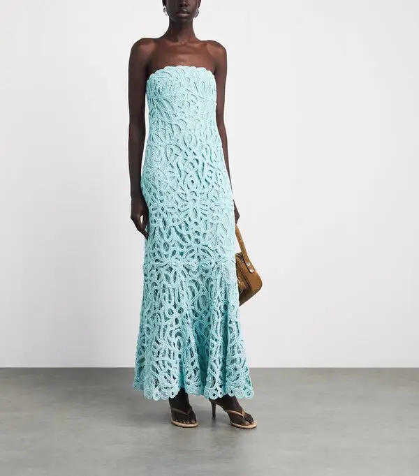 Simkhai Clairis Lace Midi Dress