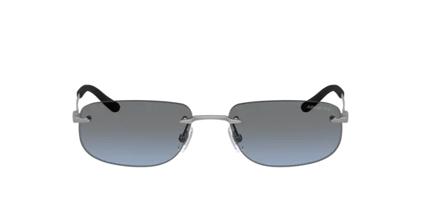 ARNETTE Aviator Sunglasses - Blue Gradient Grey
