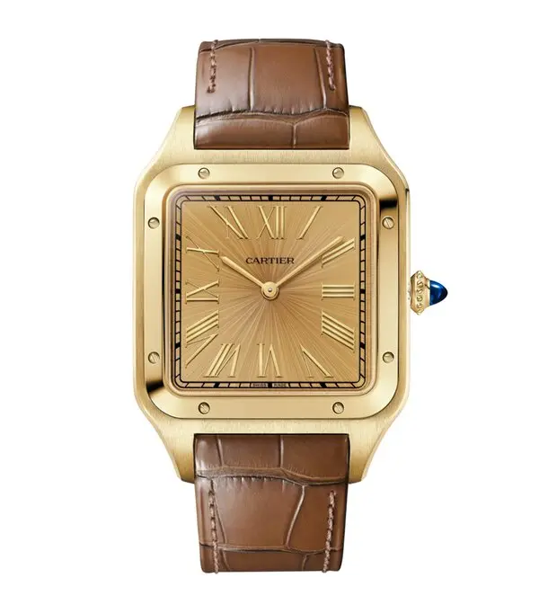 Cartier Santos-dumont Extra Large Watch In 18k Yellow - Gold