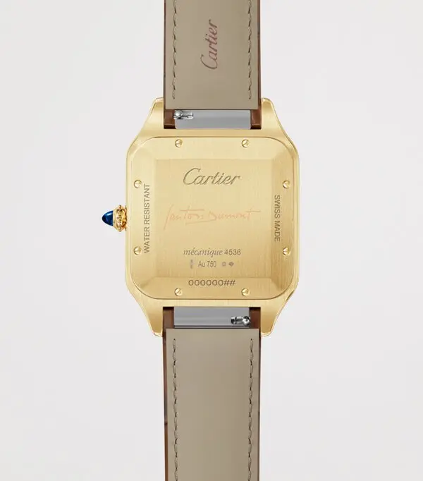 Cartier Santos-dumont Extra Large Watch In 18k Yellow