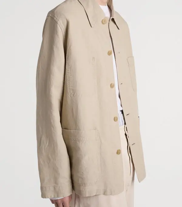 Prada Linen Worker Jacket