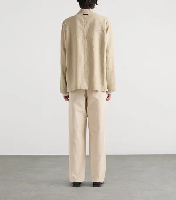 Prada Linen Worker Jacket