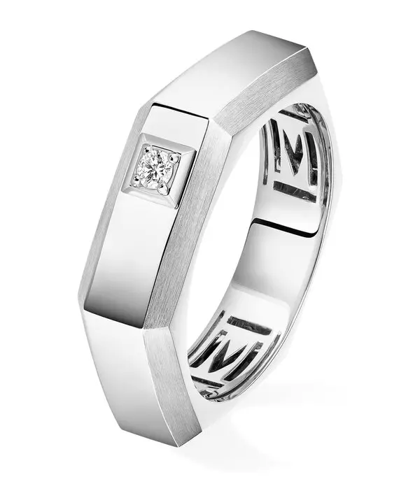 Messika Moderniste 18k White Gold Diamond Ring - Silver